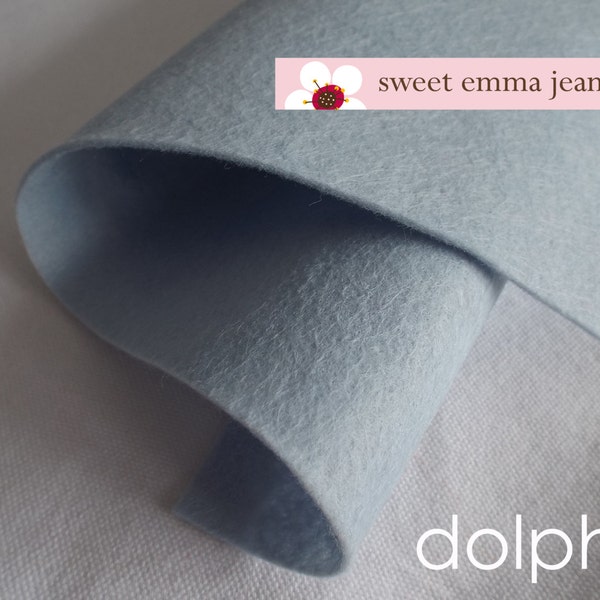 Light Grey Wool Felt - Etsy