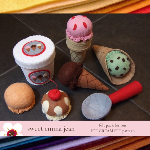 Felt Ice Cream - Etsy