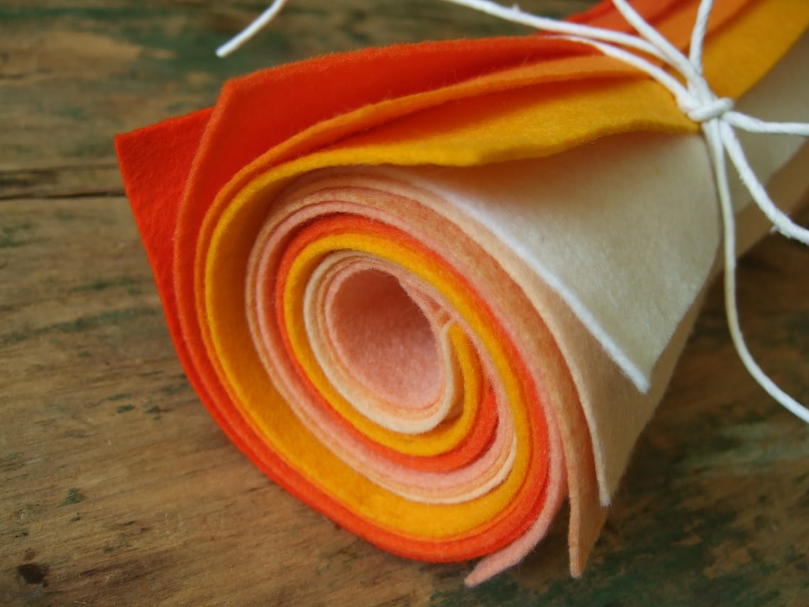 Choose Any 3 Eight Piece Felt Collections High Quality Wool - Etsy
