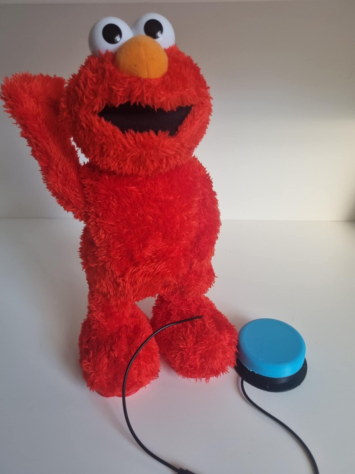 Switch-adapted Tickle Me Elmo – Rolling & Laughing Interactive Plush ...