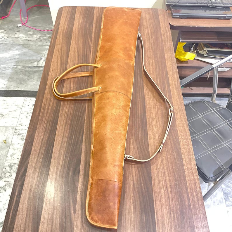 Personalized Leather Shotgun Slip Case| Rifle Case | Leather Shotgun ...