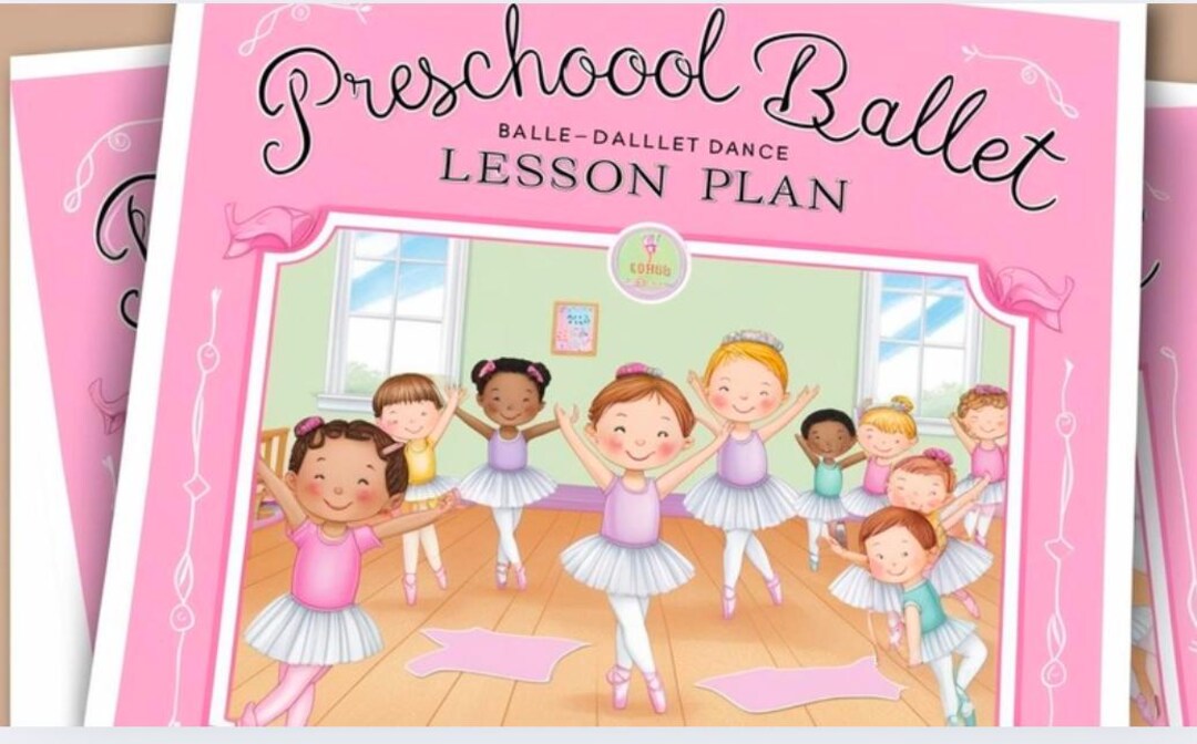 Preschool Dance Lesson Plan Ballet Jazz - Etsy