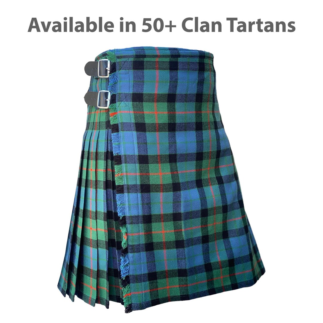 5 Yards Tartan Kilts for Men Traditional & Casual Wear Scottish Wedding Kilts Available in 50 ...