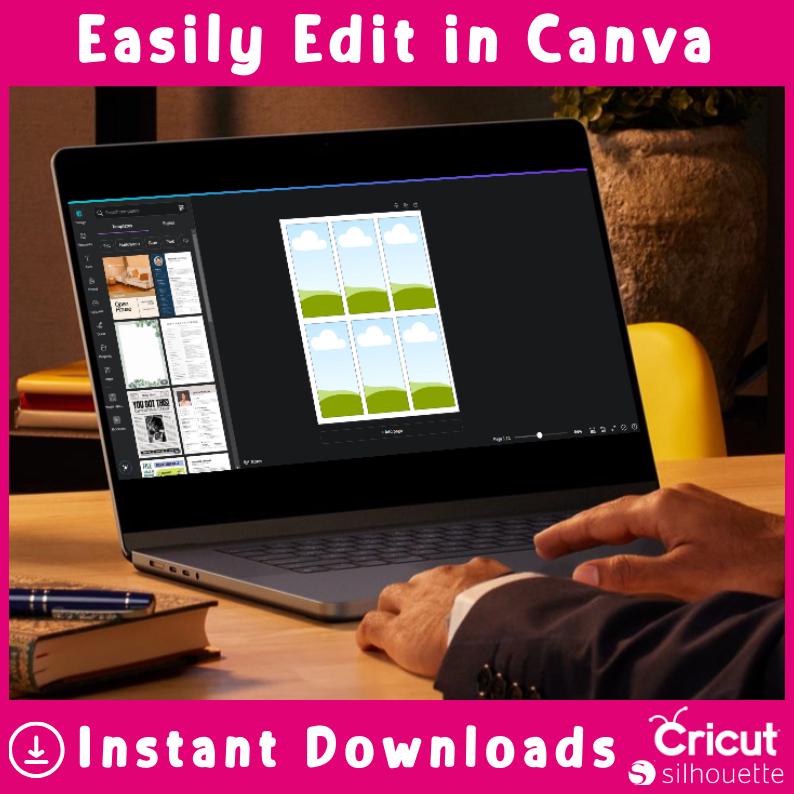 2.5" X 5" Pen Wraps Sublimation Template, Pen Wraps, Pen Label Template ...