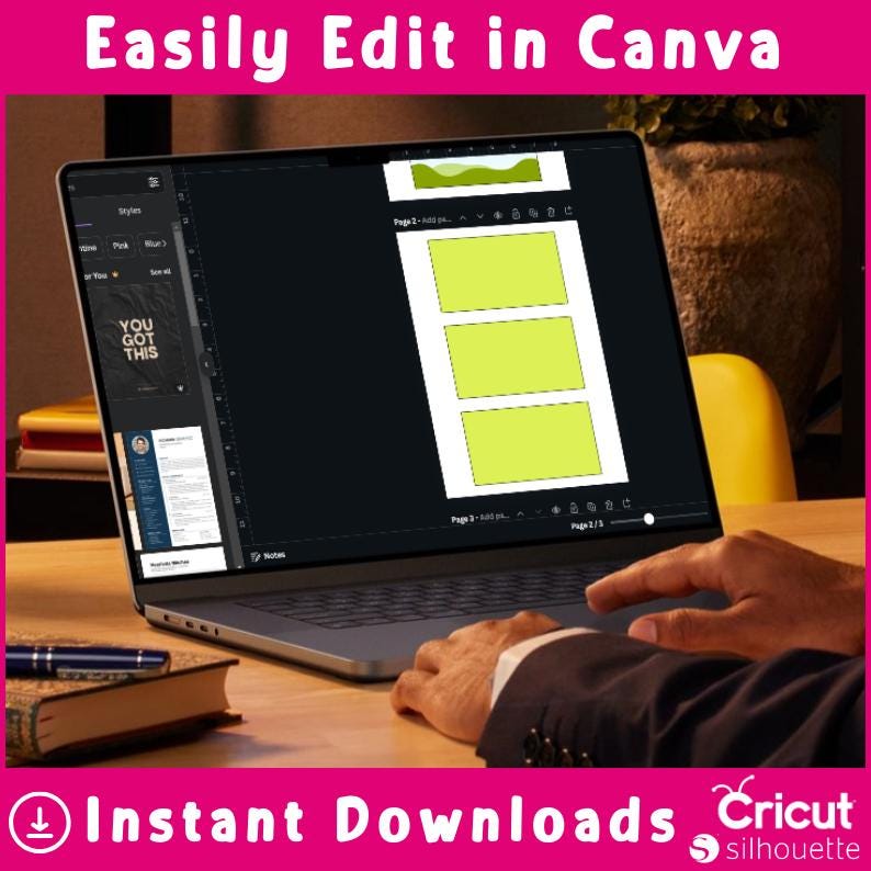 Gable Box Label Template Bundle , Gable Box Front Label Templates ...