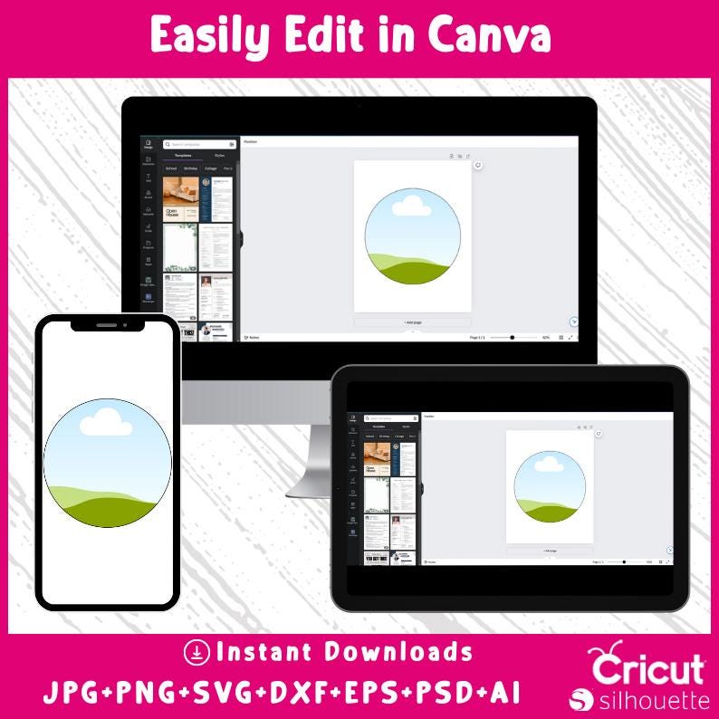 Plate Charger Template Bundle, Paper Plate Templates, Plate Chargers ...