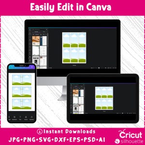 Perfume Display Card Template , Perfume Display Card Canva Template ...