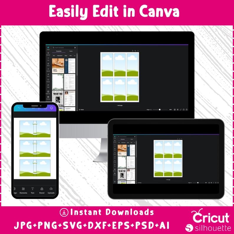 Perfume Display Card Template , Perfume Display Card Canva Template ...