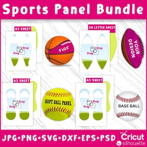 All Sports Panel Templates Bundle , Baseball Panel Template, Football ...