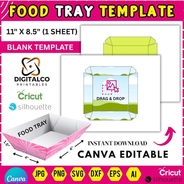 Paper Food Trays - Etsy UK