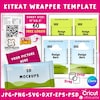 Mini Kit Kat Wrapper Blank Template, DIY, Custom, Small Chocolate Party ...