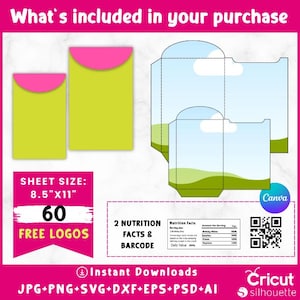 Seed Packet Template , Seed Paper Template , Fancy Seed Packet , Seed ...