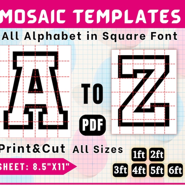 18 Letter Template - Etsy UK