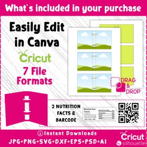 Perfume Display Card Template , Perfume Display Card Canva Template ...