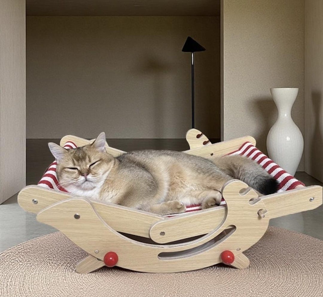 Cat Rocking Chair - Cosy Pet Furniture - Gift for Pets - Etsy