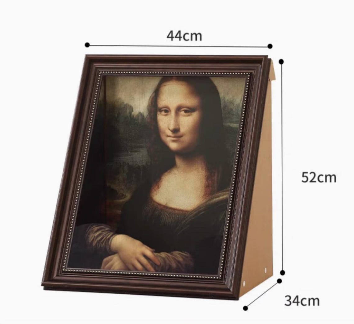 Mona Lisa Cat House-super Aesthetic - Perfect Gift for Your Cat - Etsy