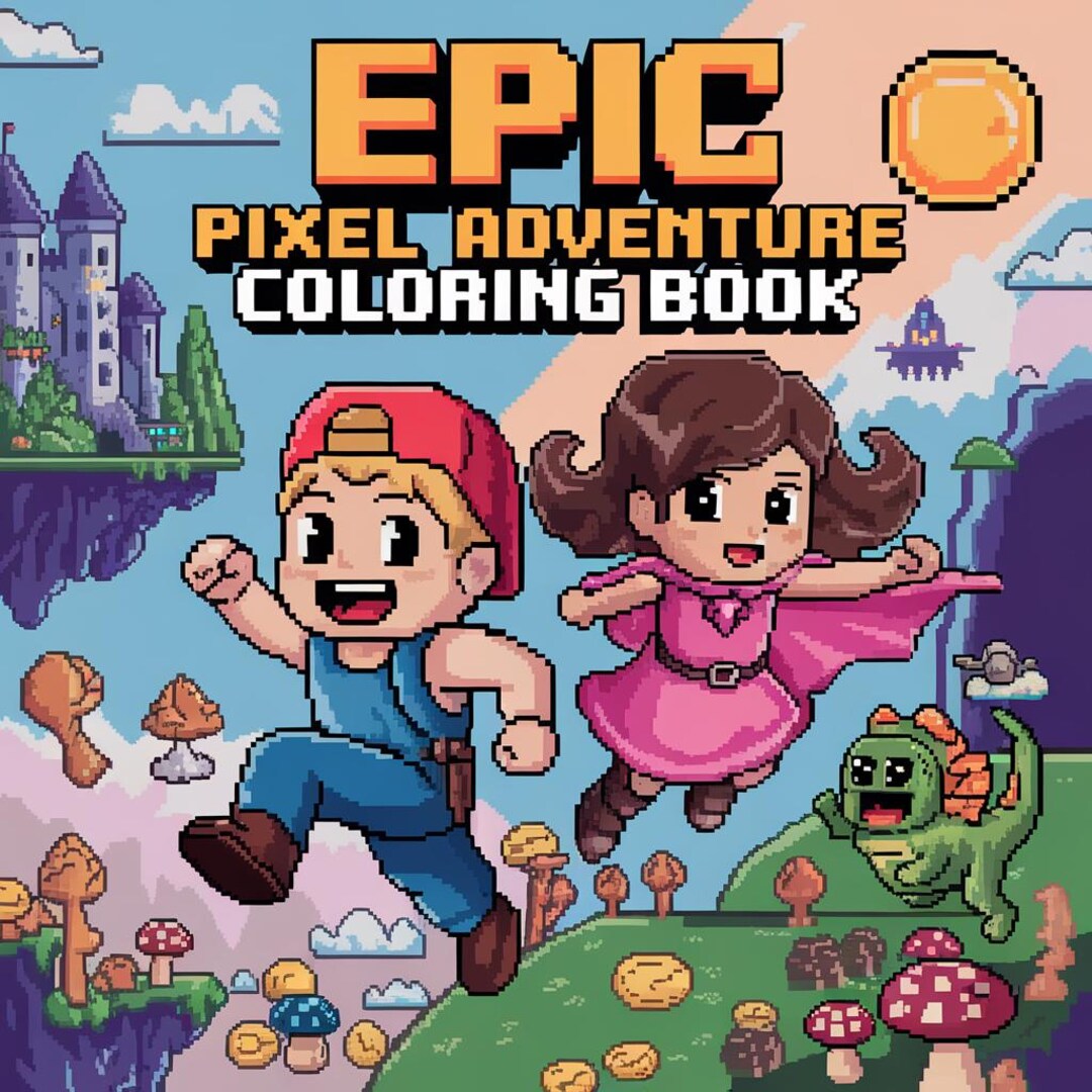 Super Mario Coloring Book: 30+ Mushroom Kingdom Adventures | Printable ...