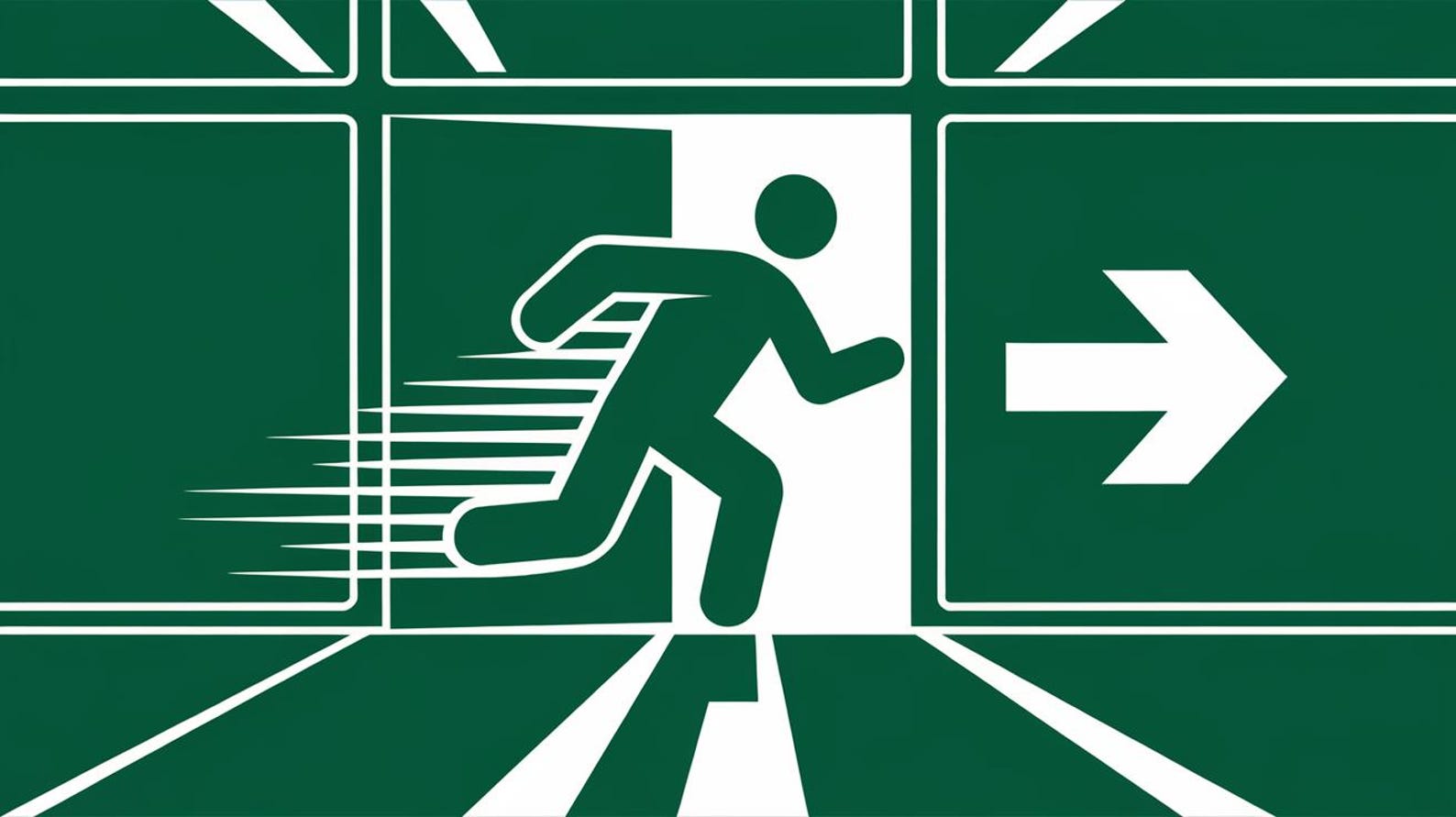 Emergency Business Signs Pack: 35 Modern Canva Templates for Quick Exit ...