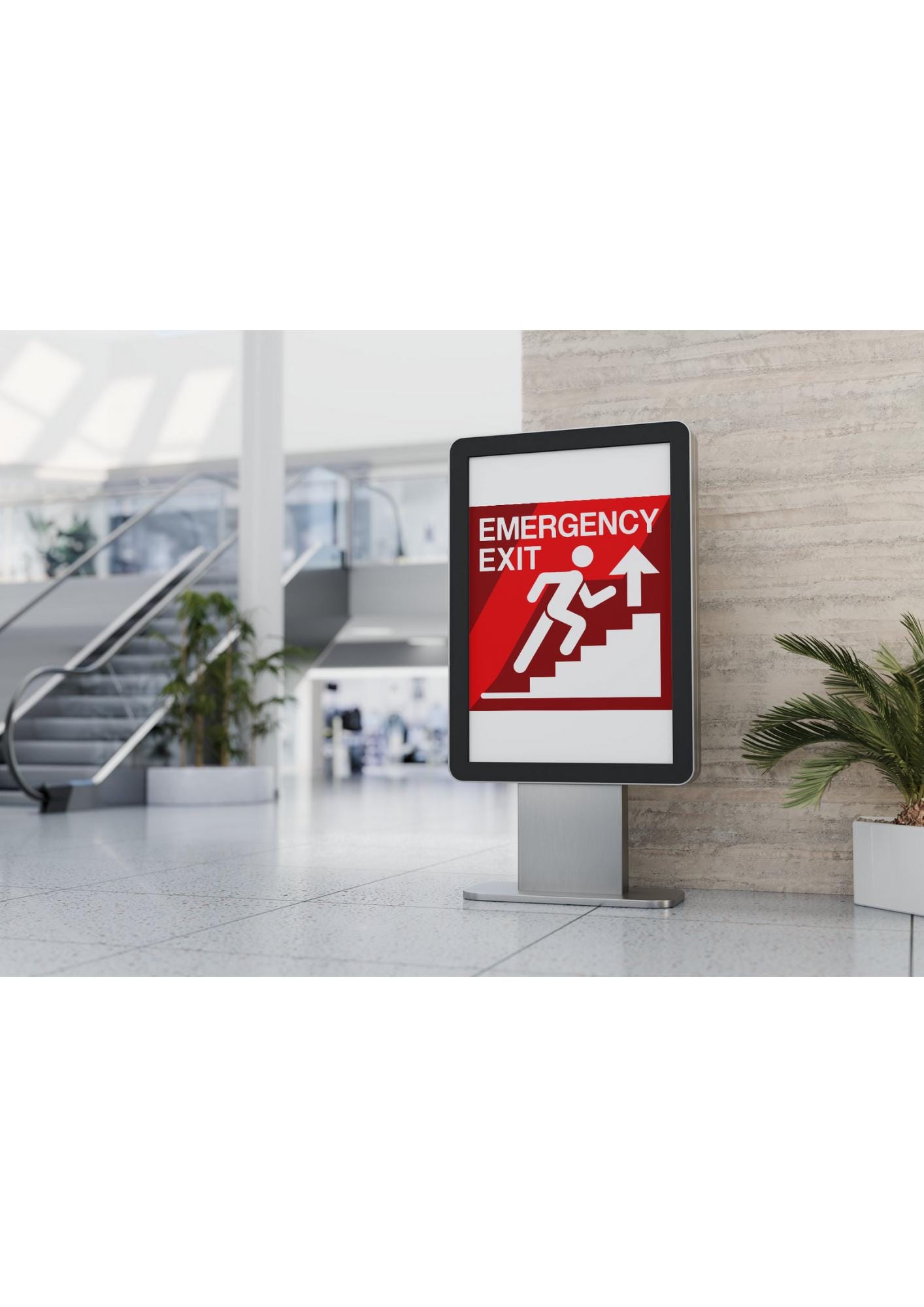 Emergency Business Signs Pack: 35 Modern Canva Templates for Quick Exit ...