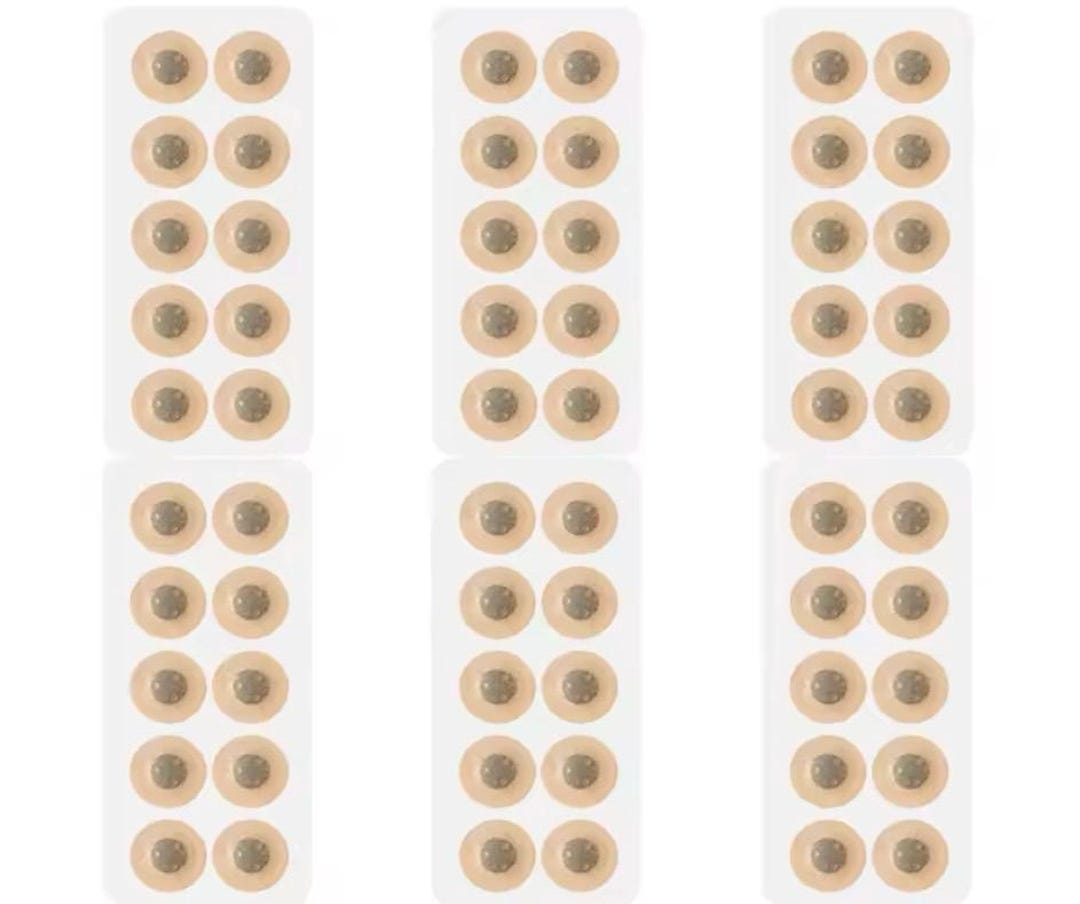 Magnetic Tabs for Magnetic Nasal Strips - 30 Day Supply - 60 Magnetic ...