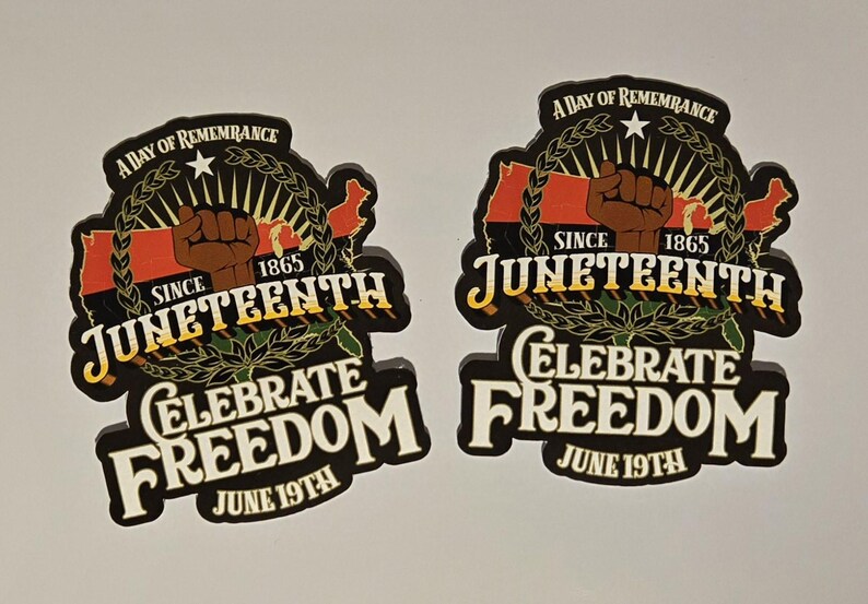 Black Juneteenth Sticker Pack - 20 Stickers - Etsy