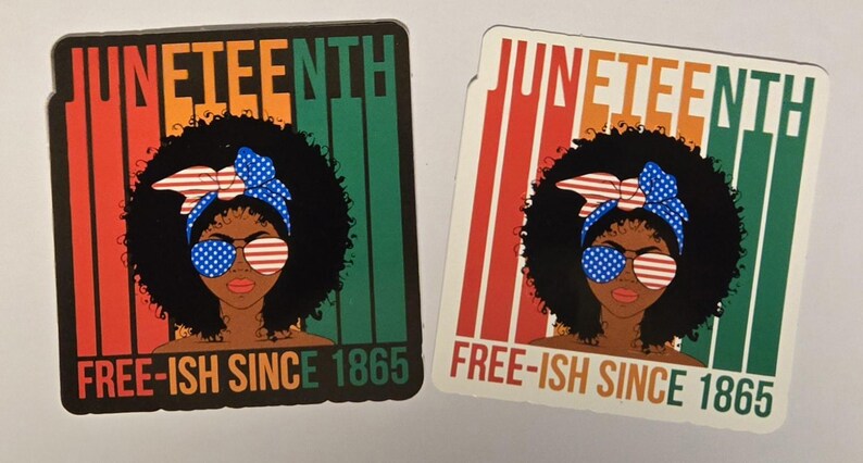 Black Juneteenth Sticker Pack - 20 Stickers - Etsy