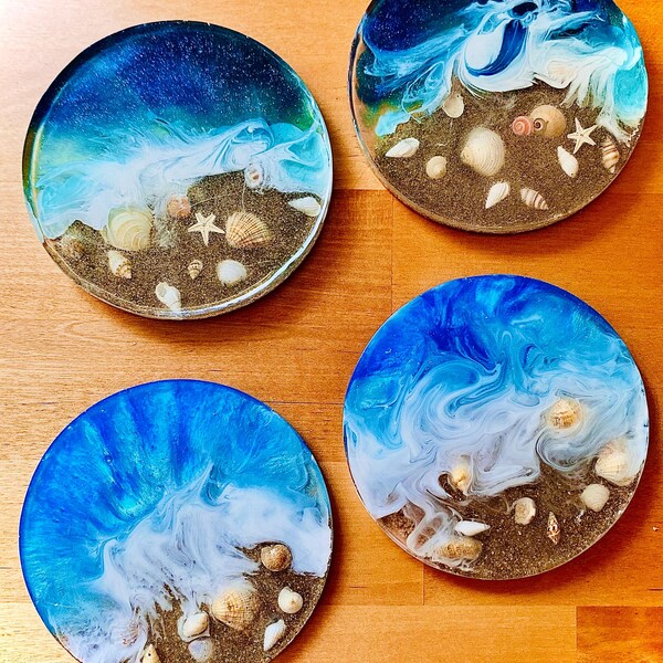 Resin Coasters - Etsy
