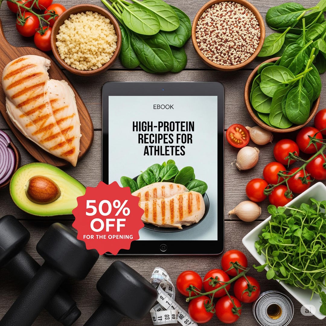 High-protein Recipes for Athletes: 50+ Healthy Meals Ebook (PDF ...