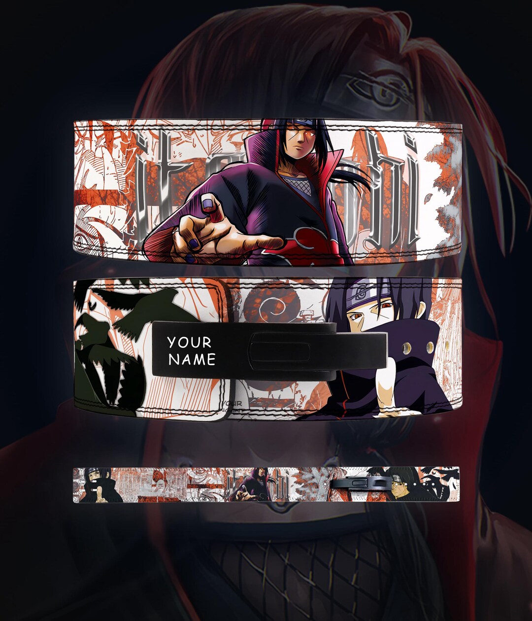 Naruto Anime Powerlifting Lever Belt: Customizable Gym Belt - Etsy