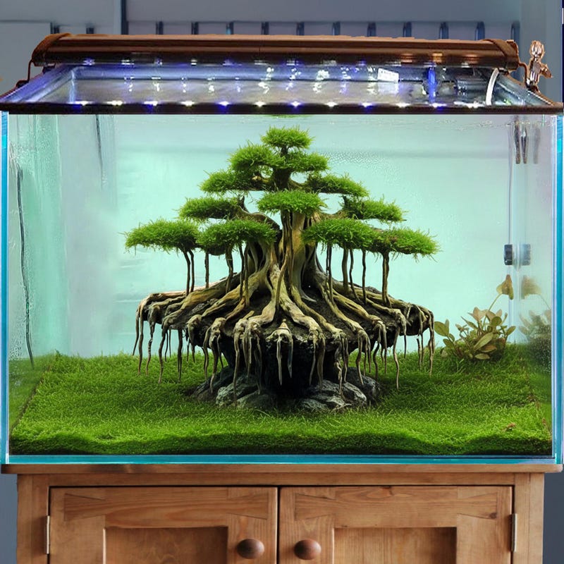 Moss Tree Aquatic - Etsy