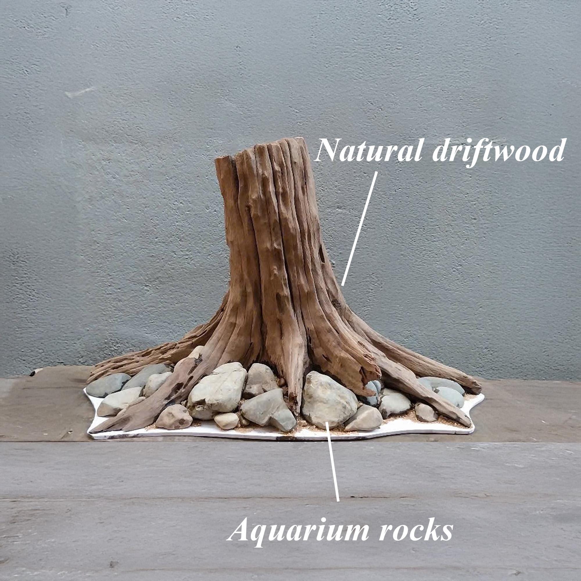 Aquarium Driftwood Stump Tree Aquascape Bonsai Wood Hardscape Plants ...