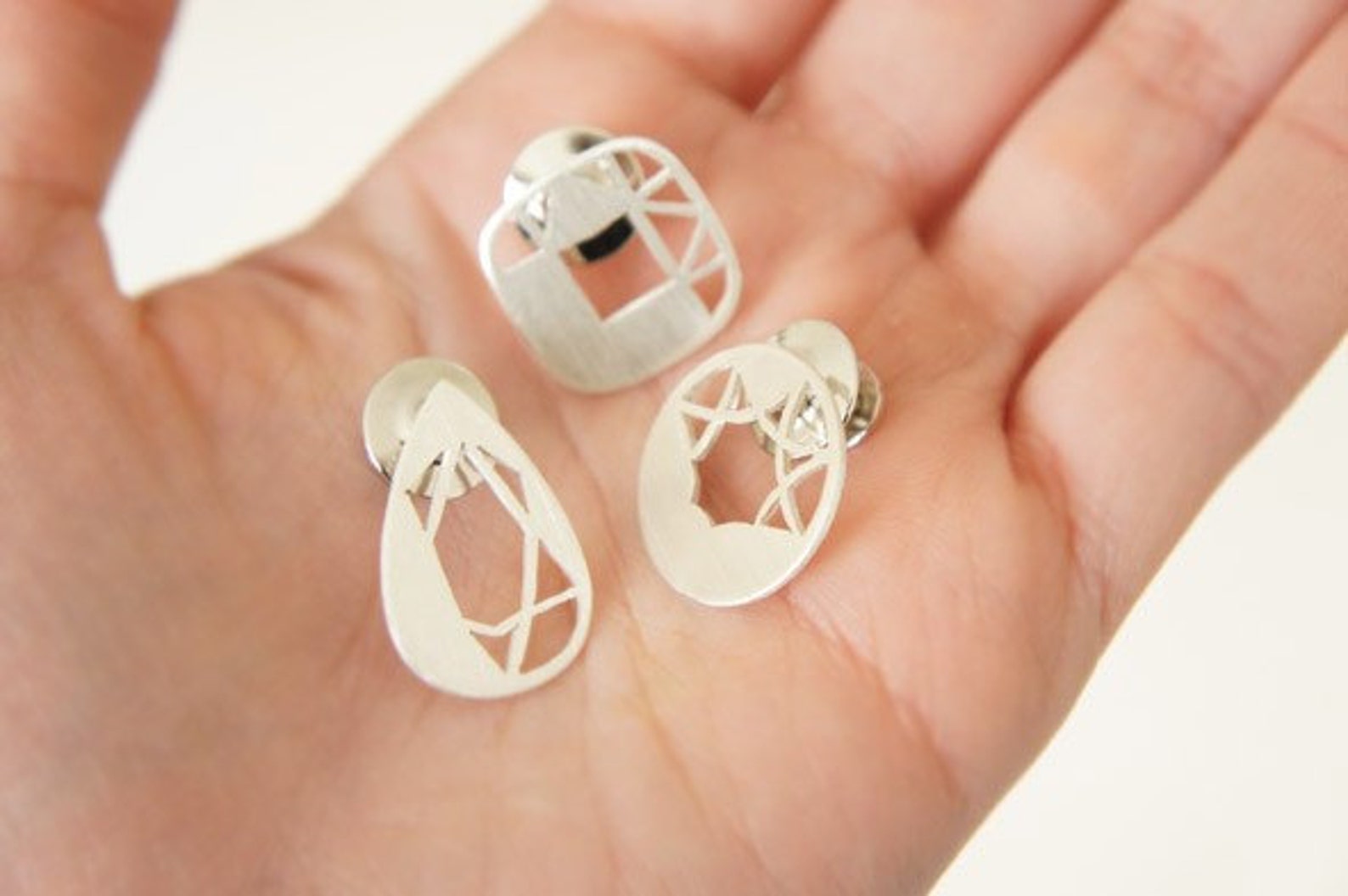 GEM BROOCH 199 Carat Series Sterling Silver Bridesmaid - Etsy