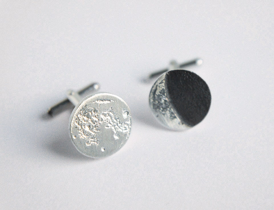 UNDER THIS MOON / Cufflinks Personalized Moon Phase - Etsy