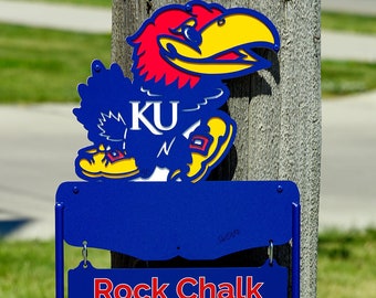 Kansas University Jayhawks KU Garden Decor Outdoor - Etsy