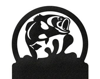 Large Mouth Bass Fish Light Switch Double Plate Cover | Etsy