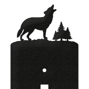 Wolf Wildlife Light Switch Plate Cover - Etsy