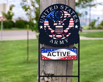 Metal Army Yard Sign - Etsy