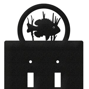 Sun Pan Fish Light Switch Double Plate Cover - Etsy