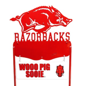 Arkansas Razorbacks Collegiate Logo Metal Yard Sign - Etsy