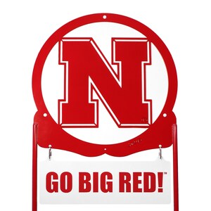 Nebraska Huskers Collegiate Logo Metal Yard Sign - Etsy