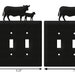Cow and Calf Steer Light Switch Double Plate Cover - Etsy