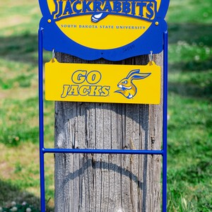 SDSU Jackrabbits Collegiate Logo Metal Yard Sign | Etsy