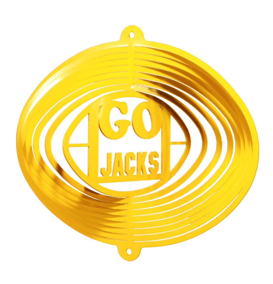 South Dakota State SDSU Jackrabbits Go Jacks Mini Swirly Metal | Etsy