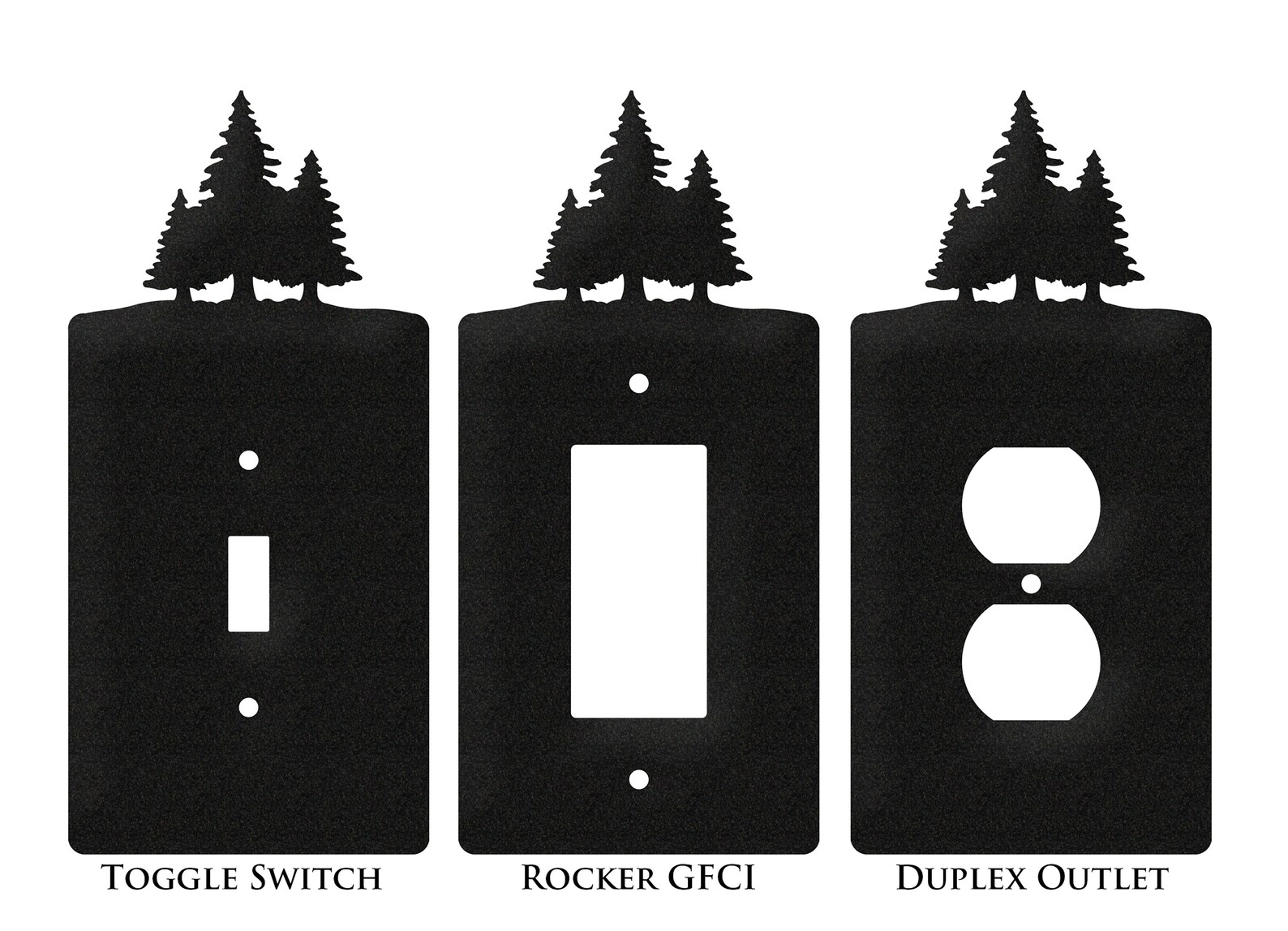 Pine Trees Light Switch Double Plate Cover - Etsy