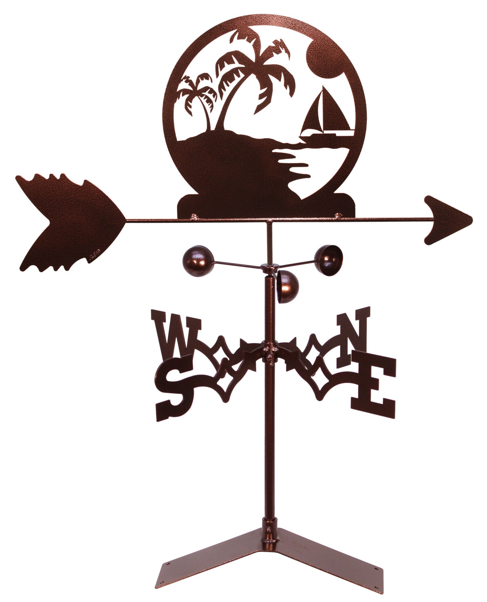 Hand Made Palm Trees Tree Beach Weathervane NEW - Etsy