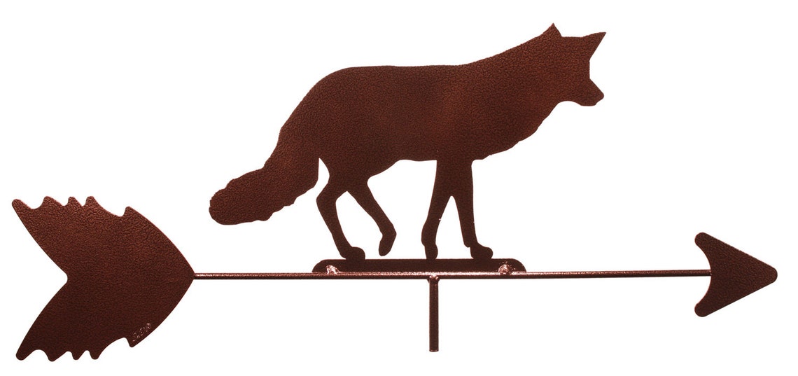 Hand Made Fox Weathervane NEW - Etsy