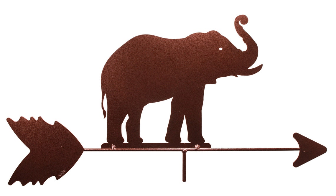 Hand Made Elephant Weathervane NEW - Etsy