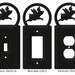 Flying Pig Piggy Light Switch Triple Plate Cover - Etsy