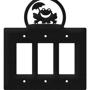 Frog Toad Light Switch Triple Plate Cover - Etsy