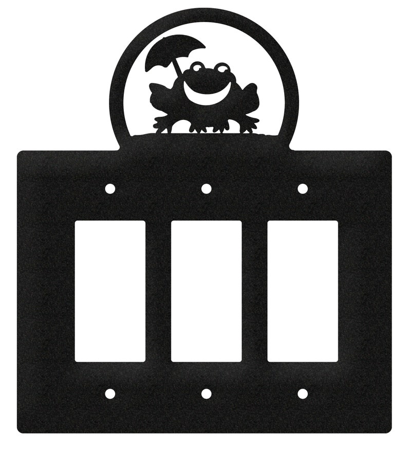 Frog Toad Light Switch Triple Plate Cover | Etsy